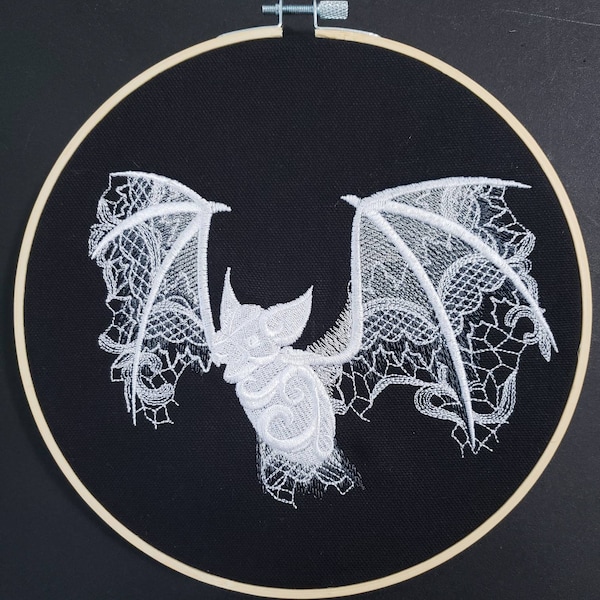Bat Embroidery - Etsy