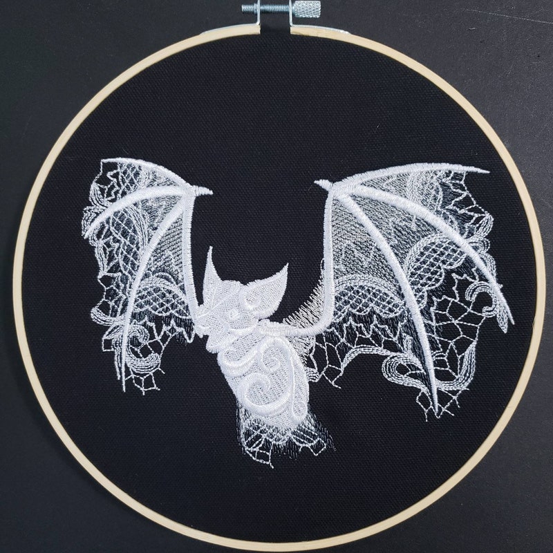 Bat Embroidery - Etsy