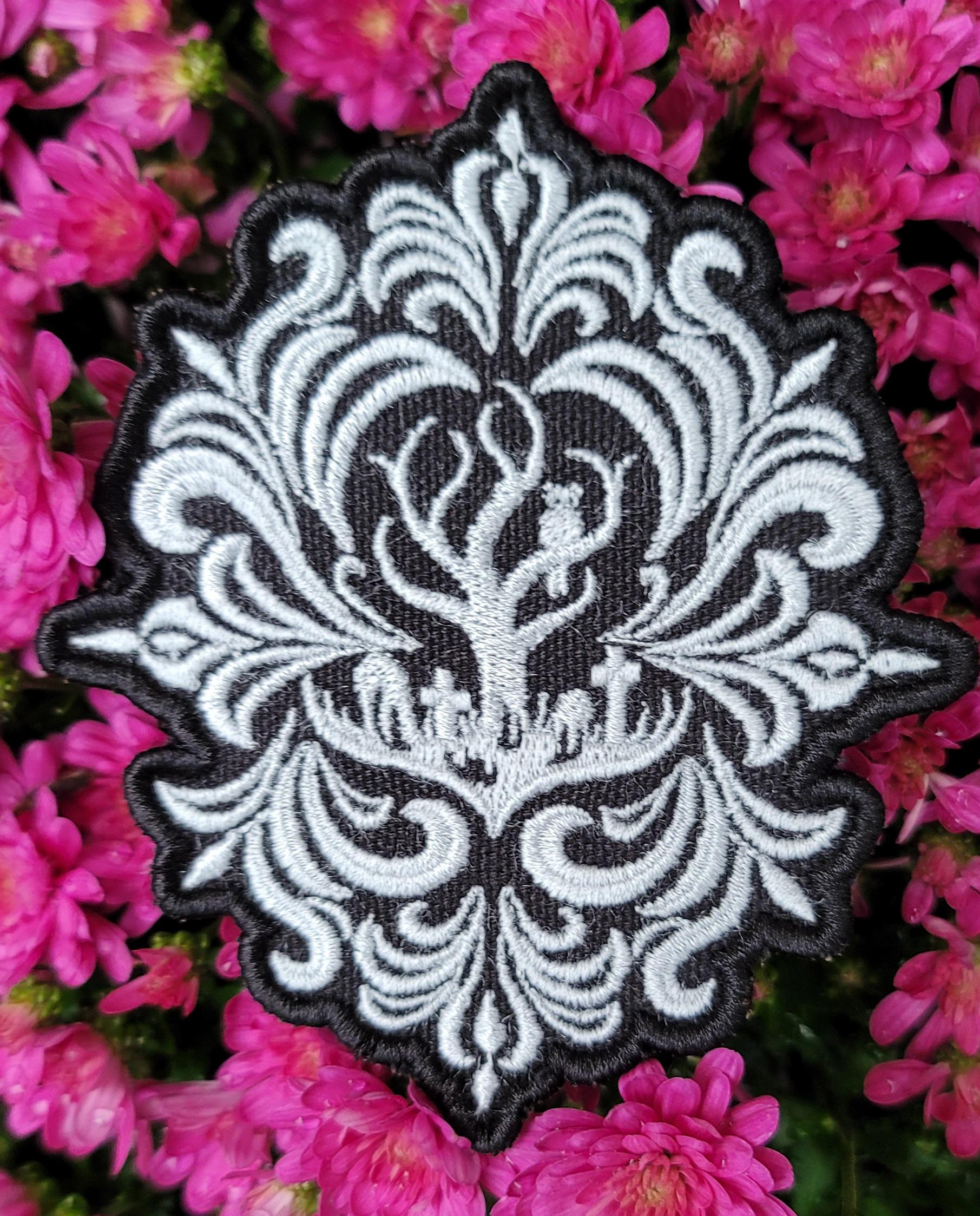 Graveyard Embroidered Patch - Etsy