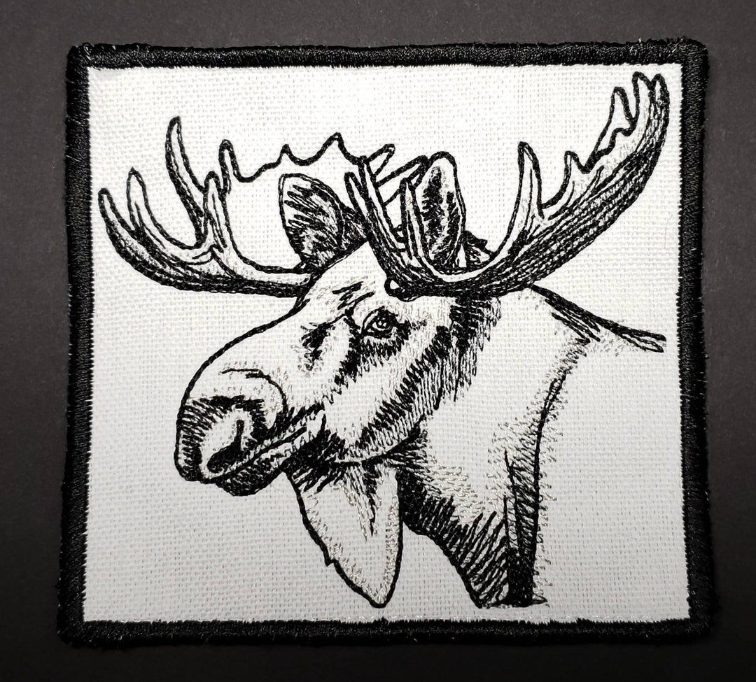Moose Patch - Etsy
