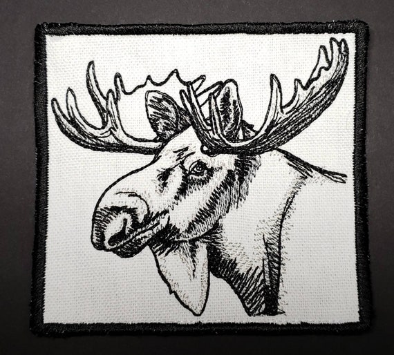 Moose Patch - Etsy