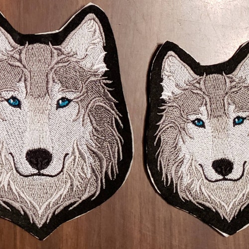 Wolf Patch - Etsy