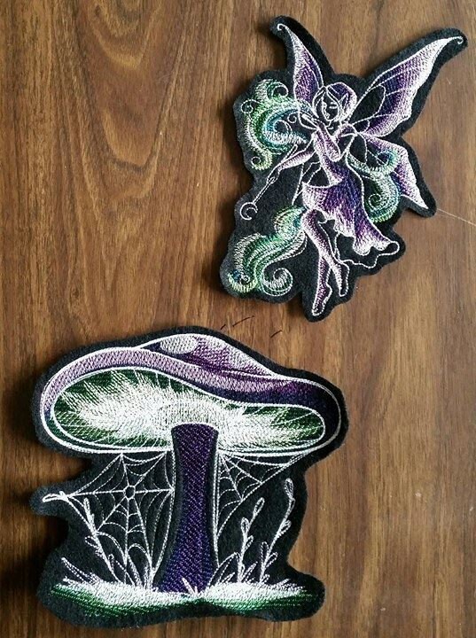 Mushroom Patch, Embroidered Patch - Etsy