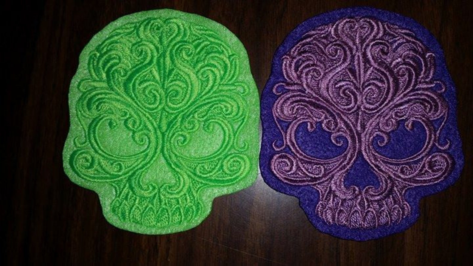 Gothic Skull Patch,skeleton,baroque - Etsy