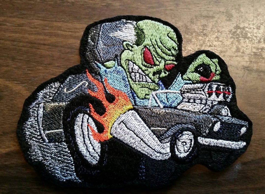 Zombie Hearse Patch - Etsy