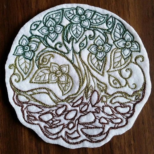 Yggdrasil Tree of Life Embroidered Patch - Etsy