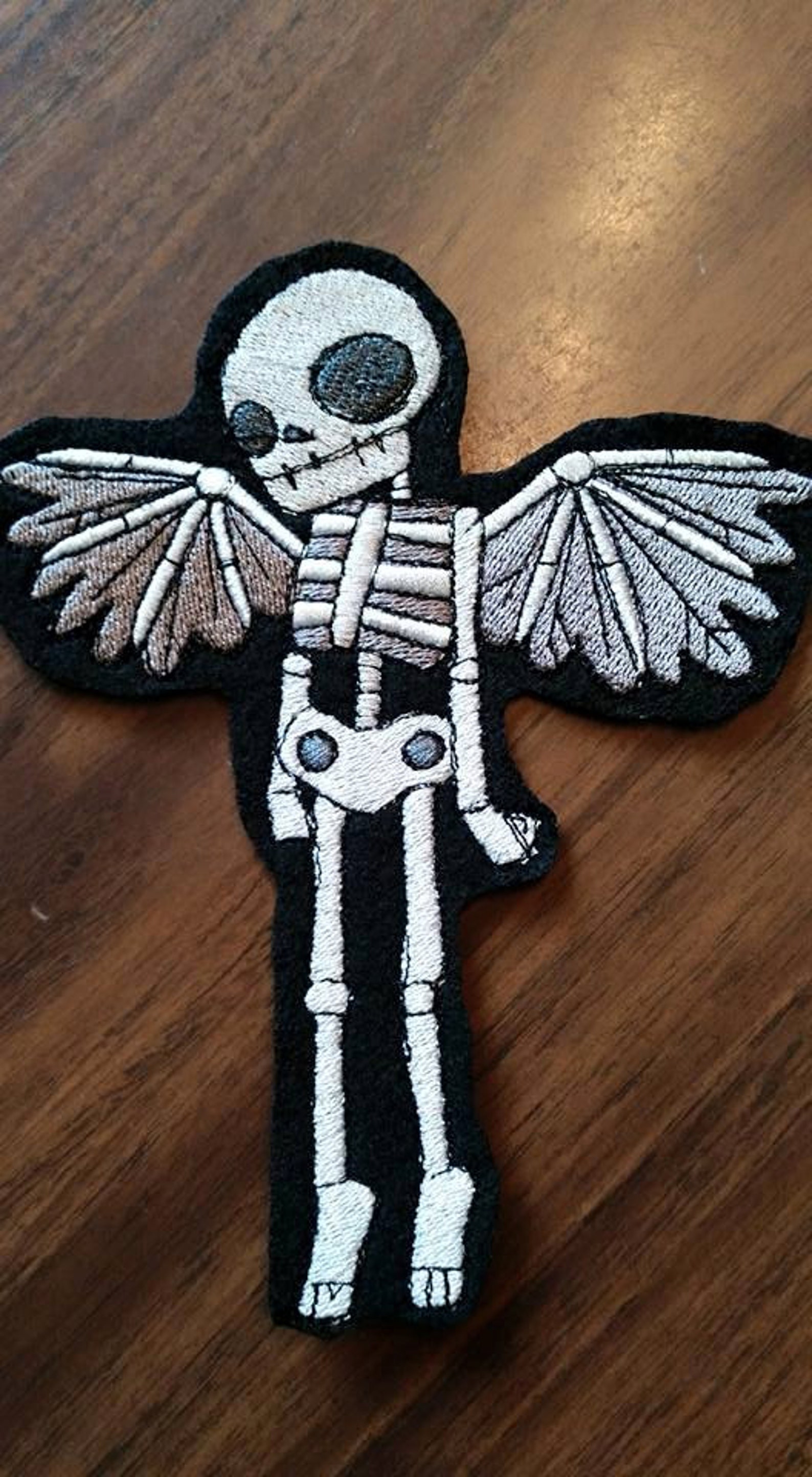 Skeleton Patch - Etsy