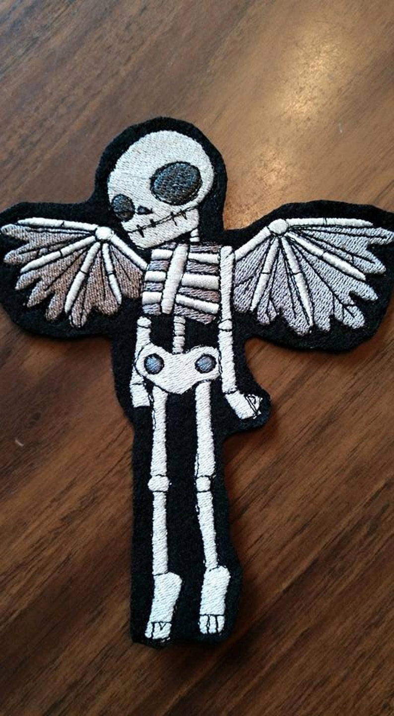 Skeleton Patch - Etsy