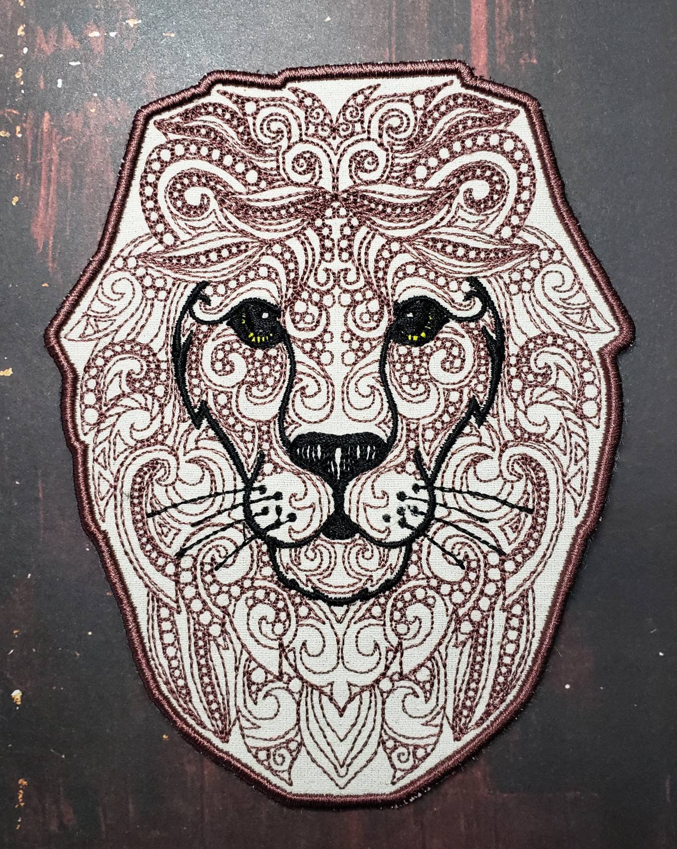 Lion Patch | Etsy