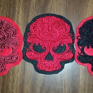 Gothic Skull Patch,skeleton,baroque - Etsy