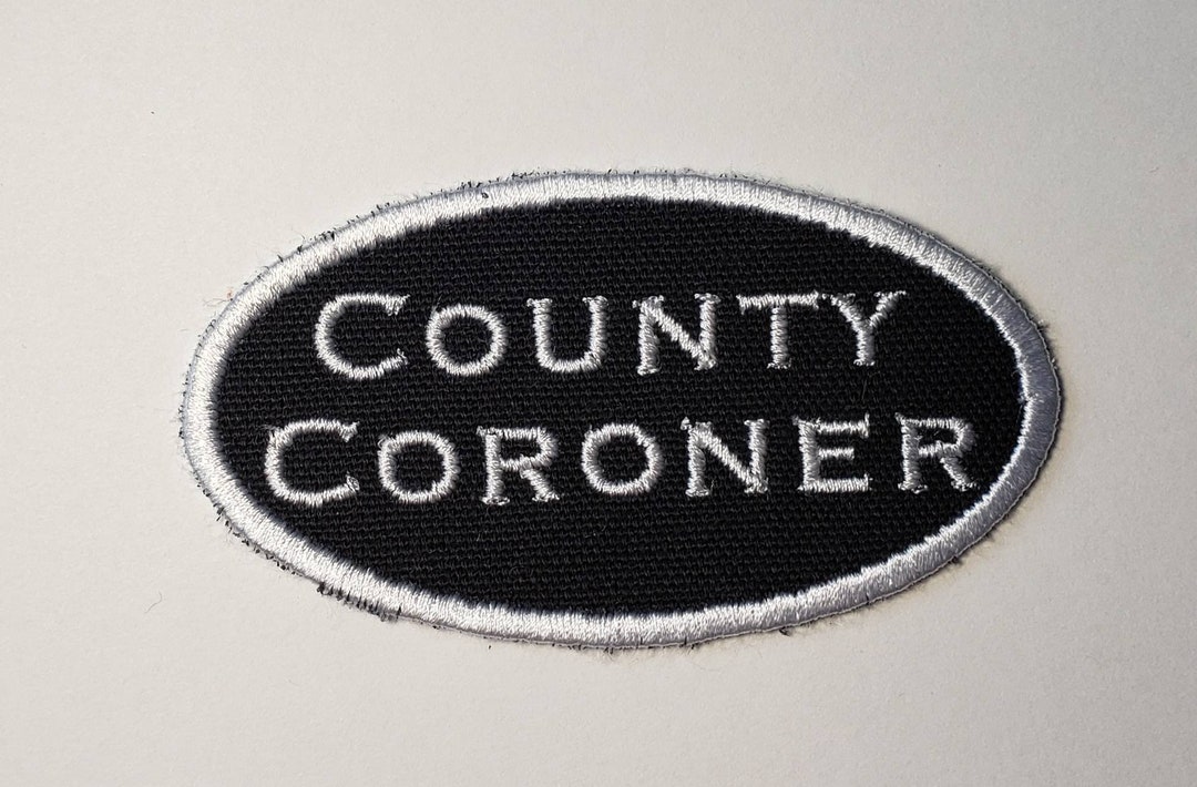 County Coroner Patch - Etsy