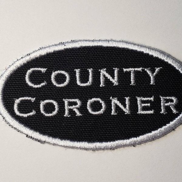 Coroner Patch - Etsy