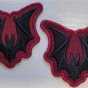 Bat Patch, Embroidered - Etsy