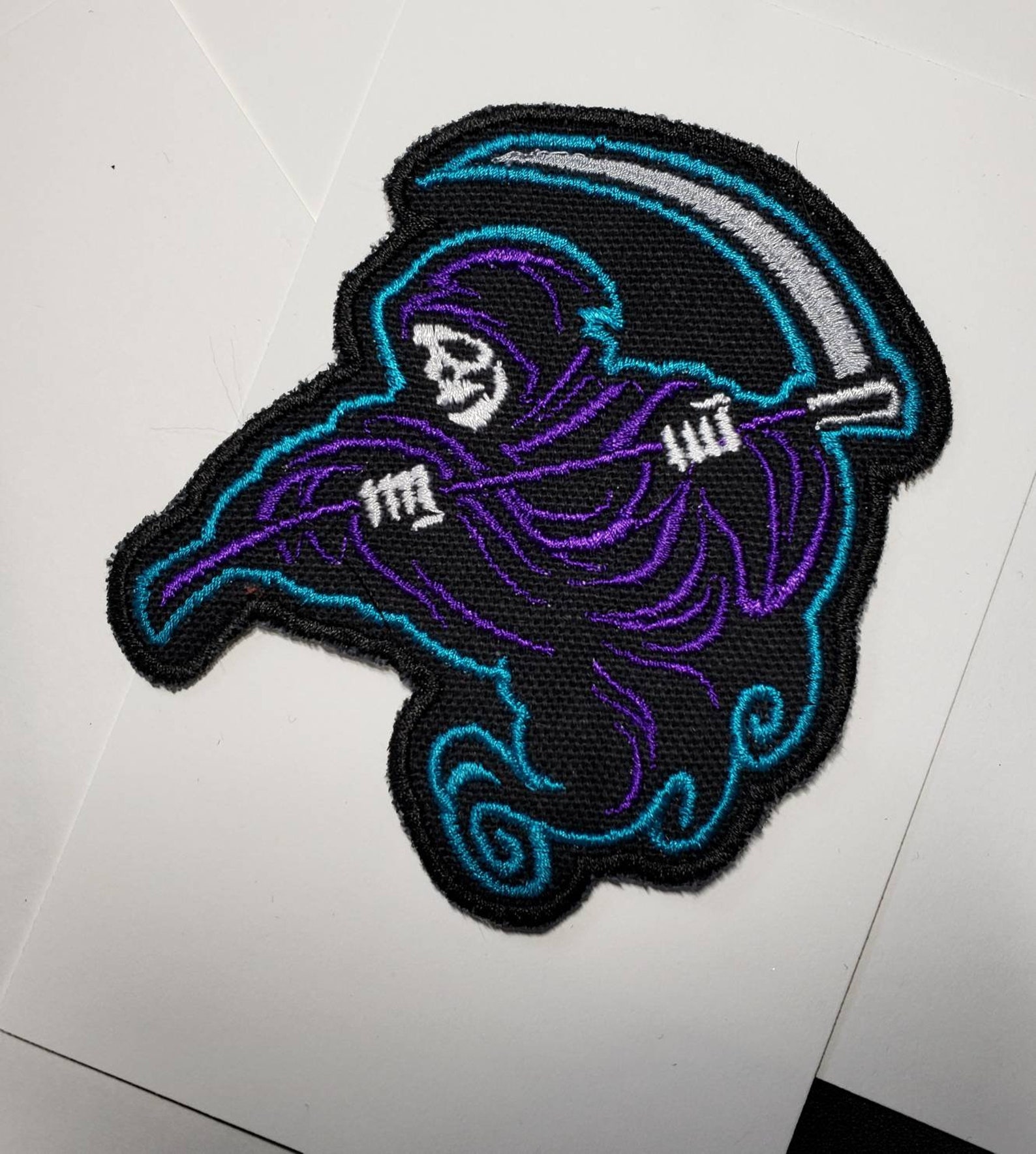 Grim Reaper Patch - Etsy