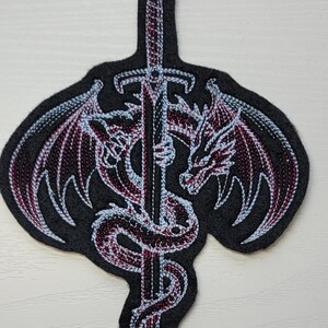 Dragon Patch Embroidered Patch - Etsy