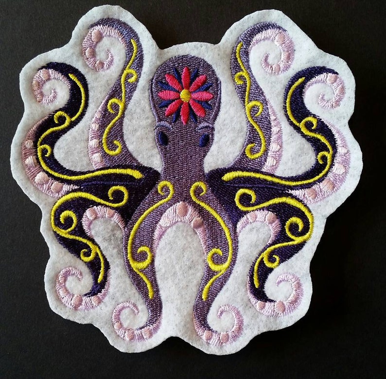 Octopus Patch - Etsy