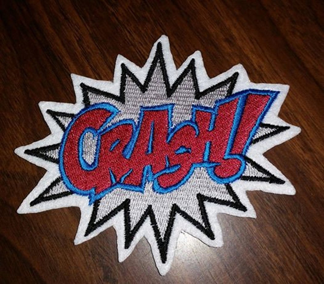 Crash Patch, Super Hero,comic - Etsy