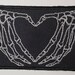 Skeleton Hand Patch - Etsy