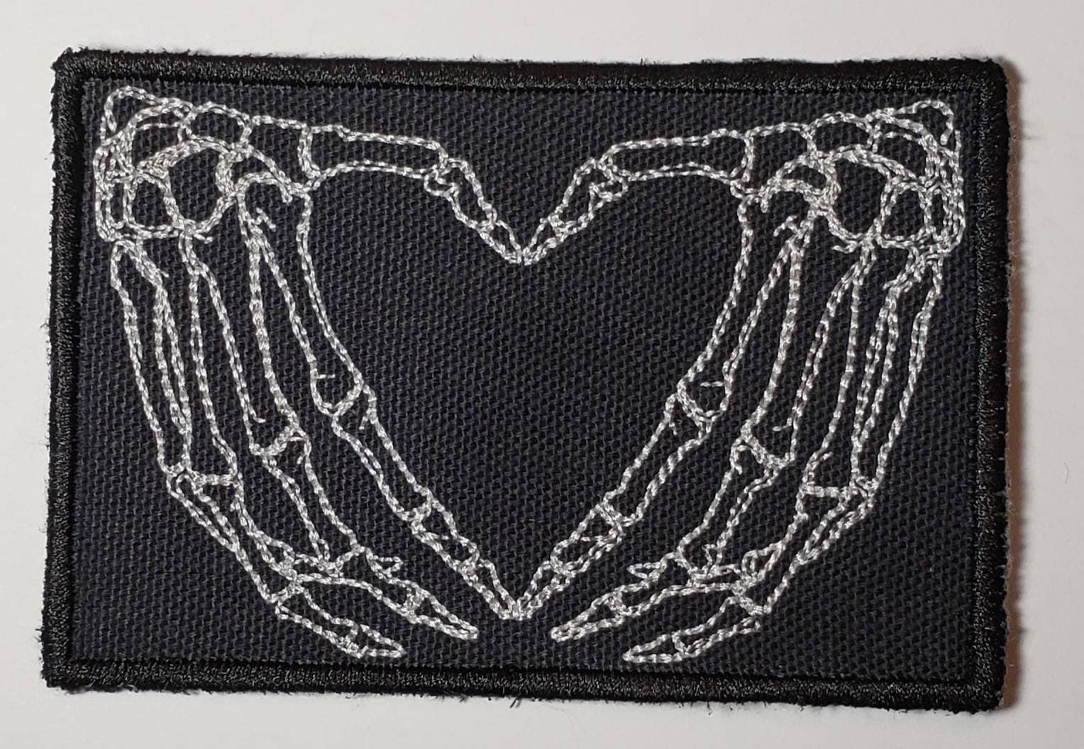 Skeleton Hand Patch - Etsy