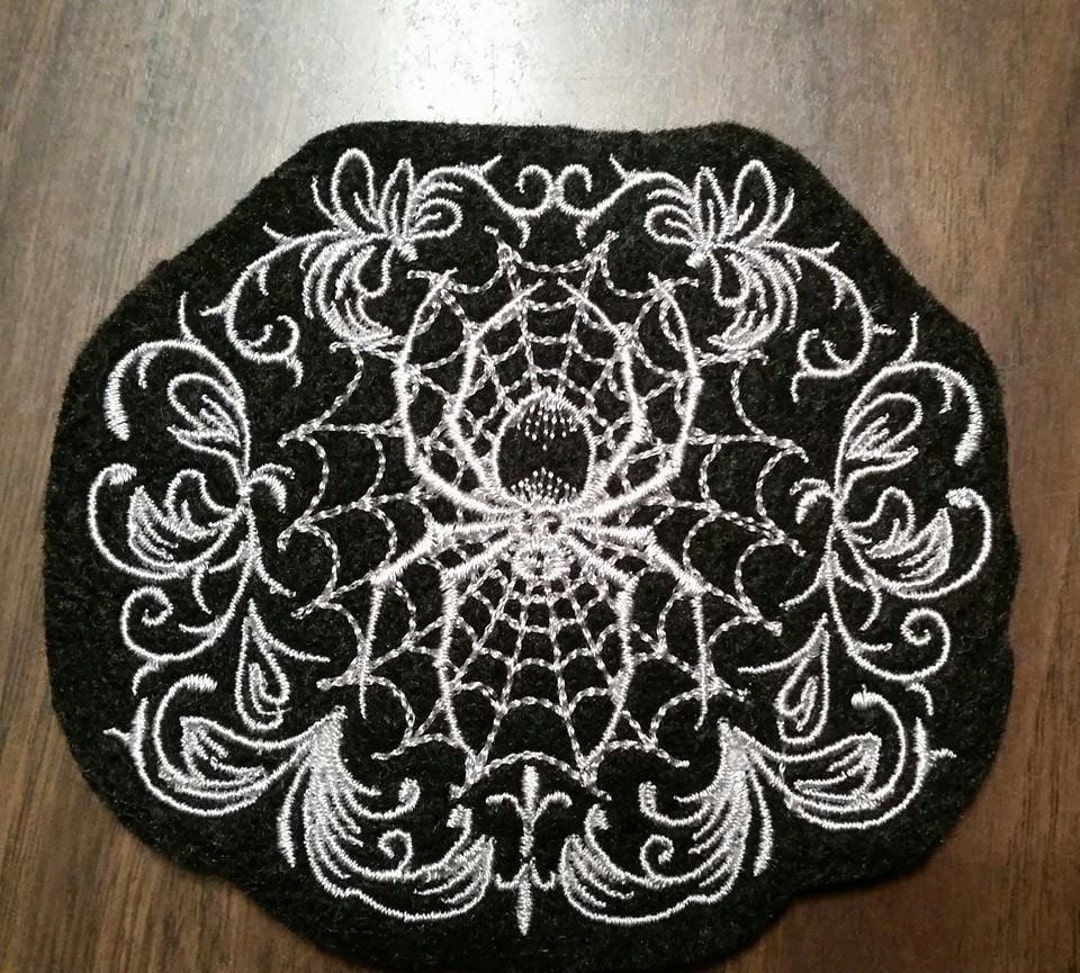 Spider Web Patch - Etsy