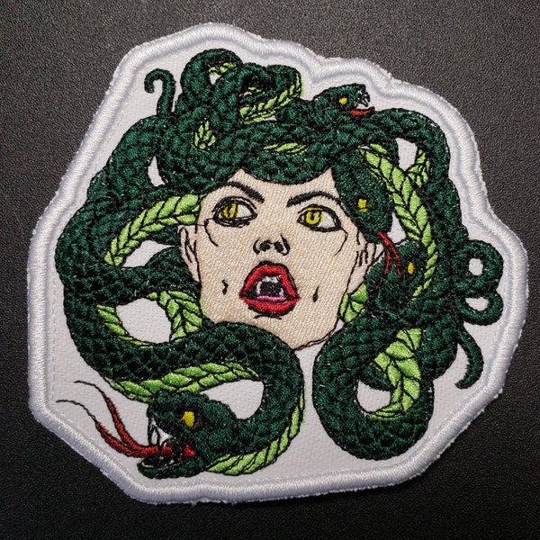 Medusa and Back Patch - Etsy