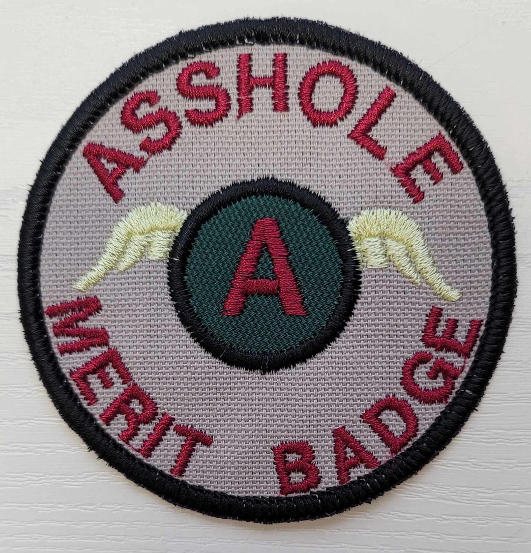 Asshole Patch,merit Badge - Etsy