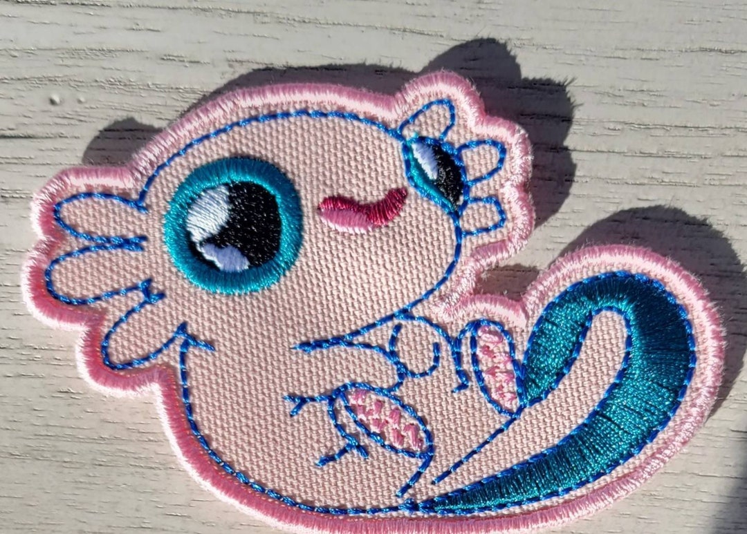 Axolotl Patch - Etsy