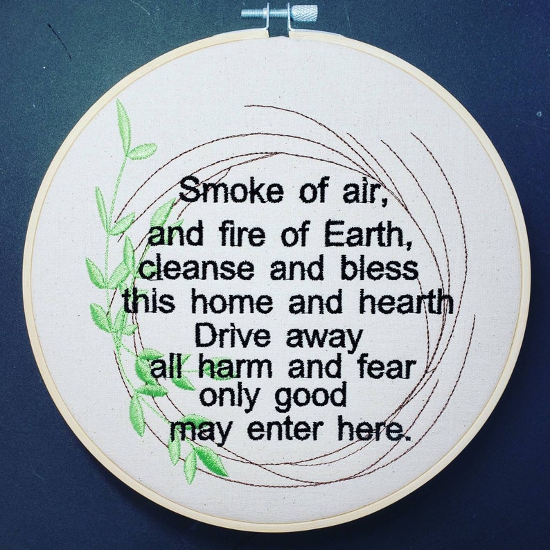 Wiccan House Blessing Wall Art | Etsy