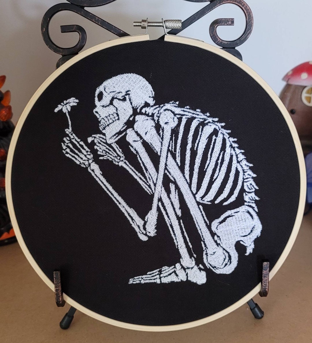 Skeleton Embroidery - Etsy