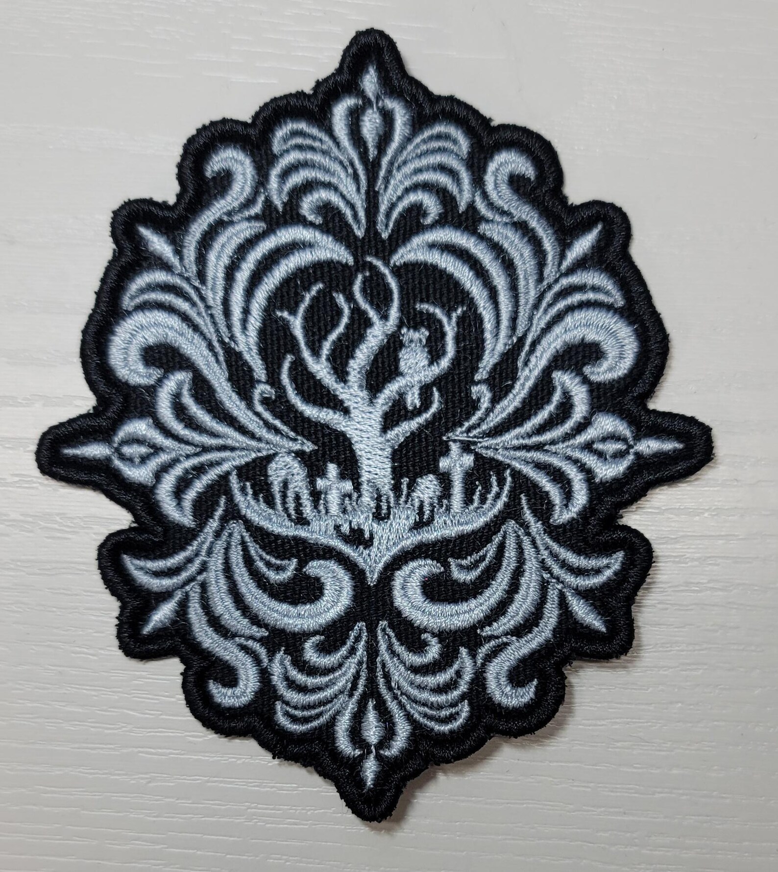 Graveyard Embroidered Patch - Etsy