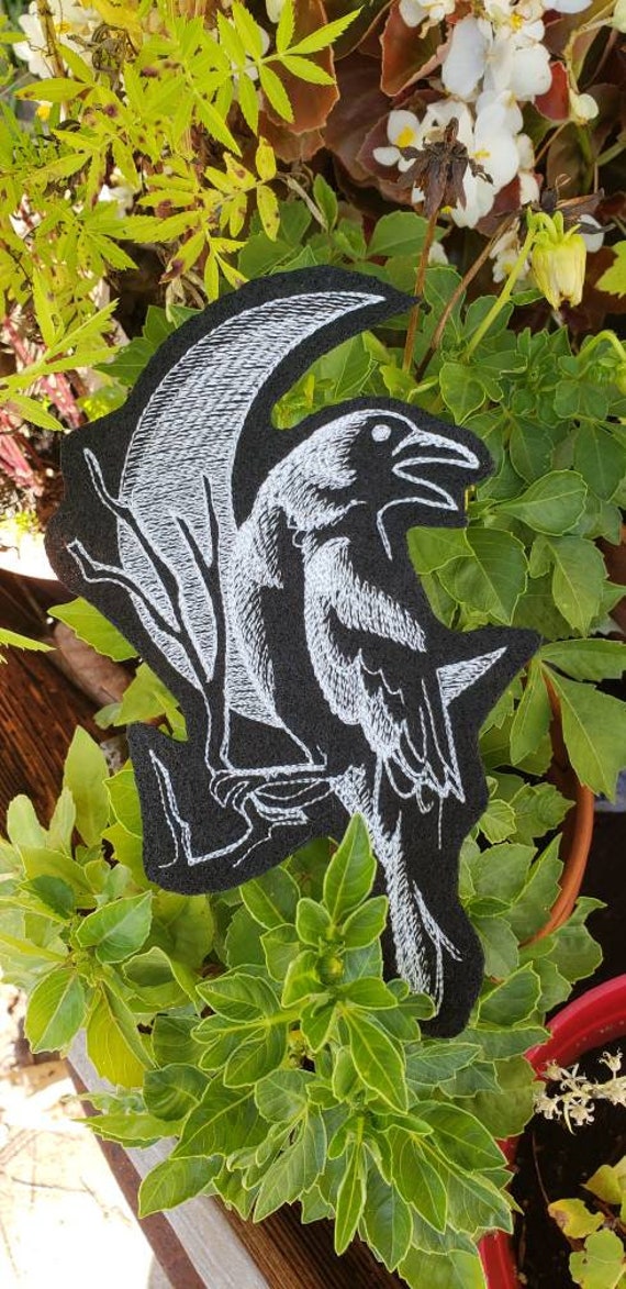 Raven Patch | Etsy
