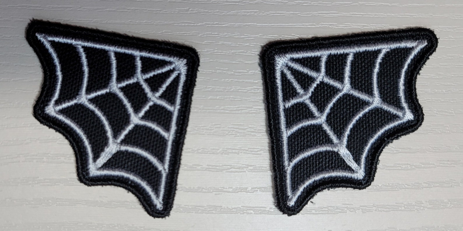 Spider Web Collar Patch - Etsy