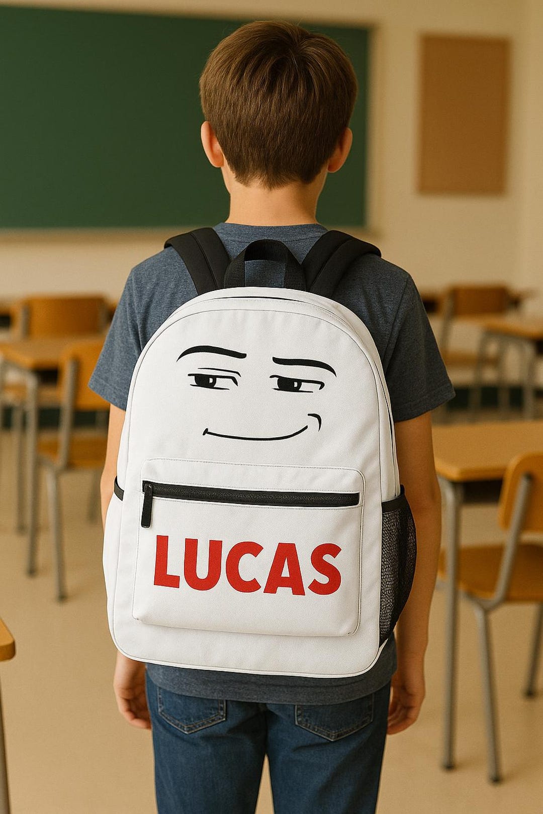 Backpack, Personalized Roblox Design, Custom Gamer Bag, School Bookbag ...