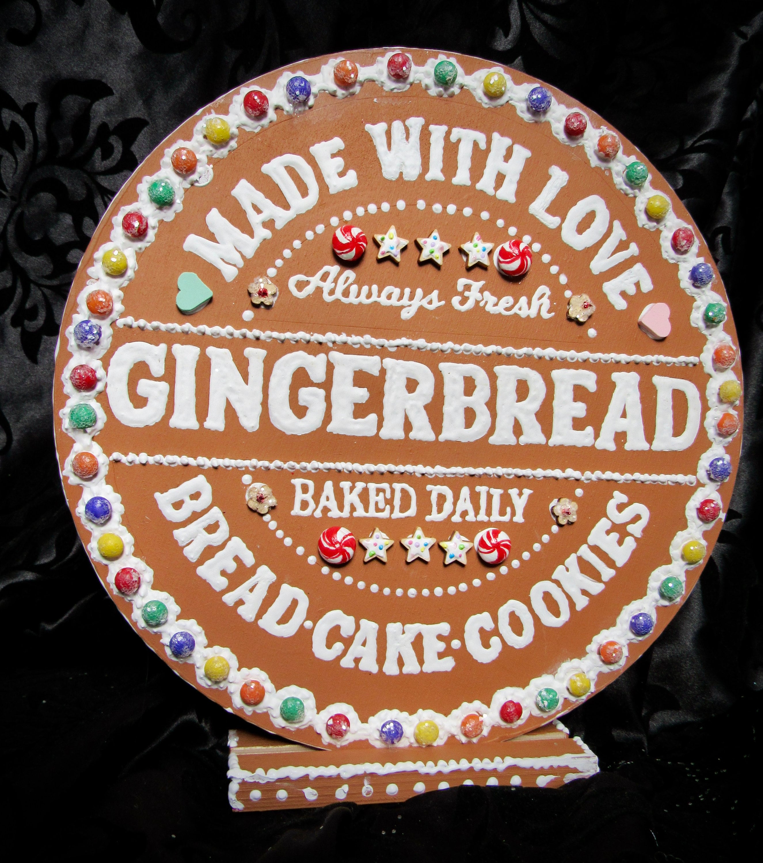 Faux Gingerbread Kitchen Bakery Sign Wall or Table Decor - Etsy