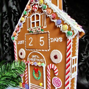 Faux Gingerbread House Countdown to Christmas Calendar - Etsy