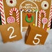 Faux Gingerbread House Countdown to Christmas Calendar - Etsy
