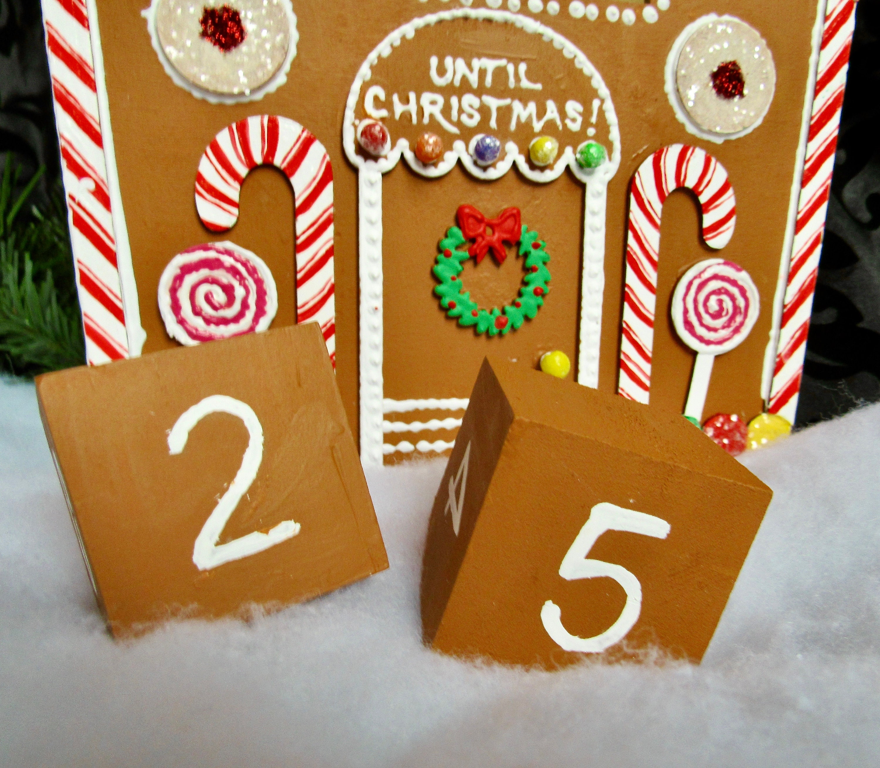 Faux Gingerbread House Countdown to Christmas Calendar - Etsy