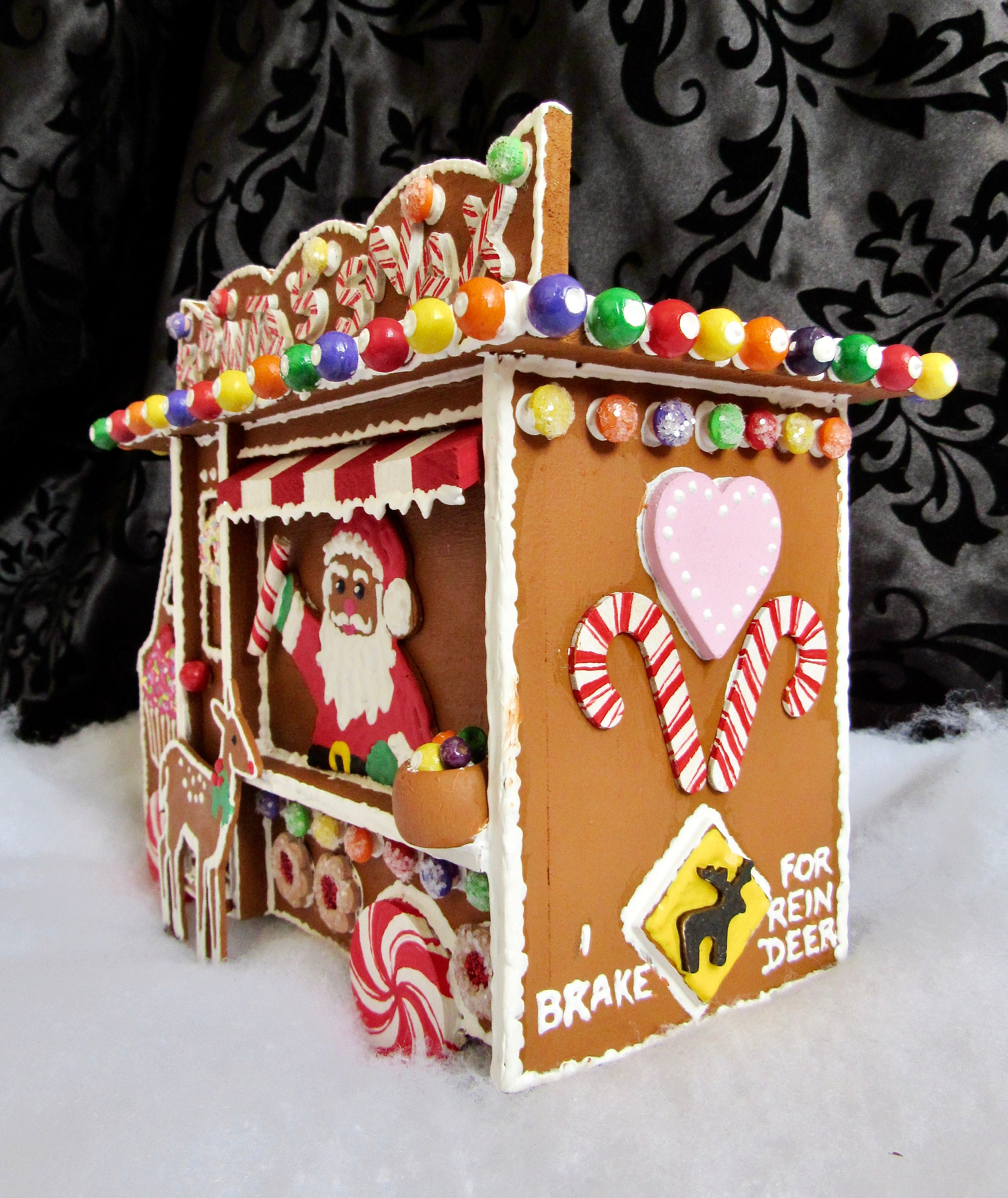 Faux Gingerbread Santa Food Truck - Etsy