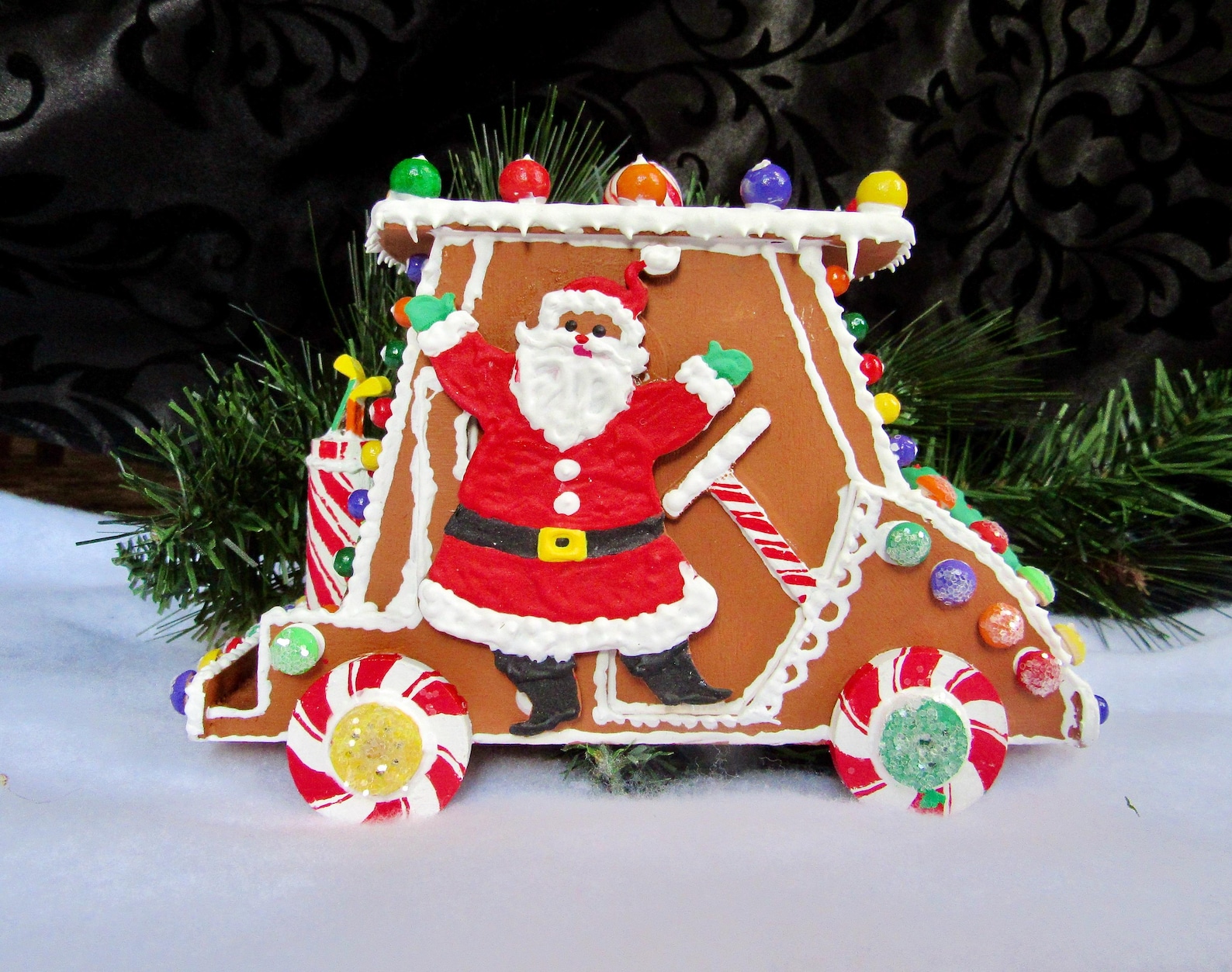 Faux Gingerbread Golf Cart - Etsy