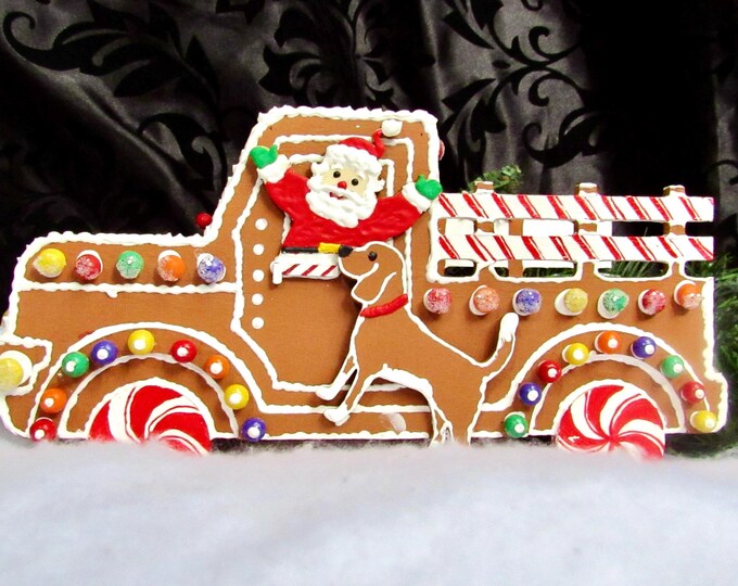 Faux Gingerbread Pick-up Truck - Etsy