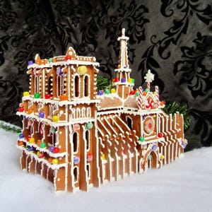 Faux Gingerbread Notre Dame Cathedral -joyeaux Noel!!! - Etsy