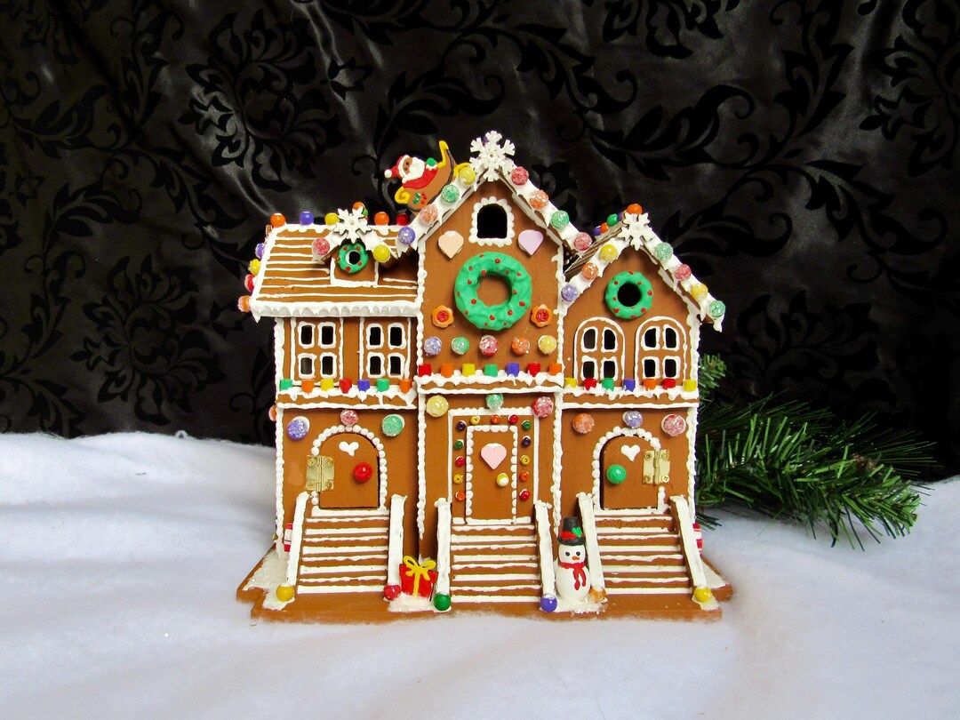 Faux Gingerbread Row Houses - Etsy