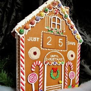 Faux Gingerbread House Countdown to Christmas Calendar - Etsy