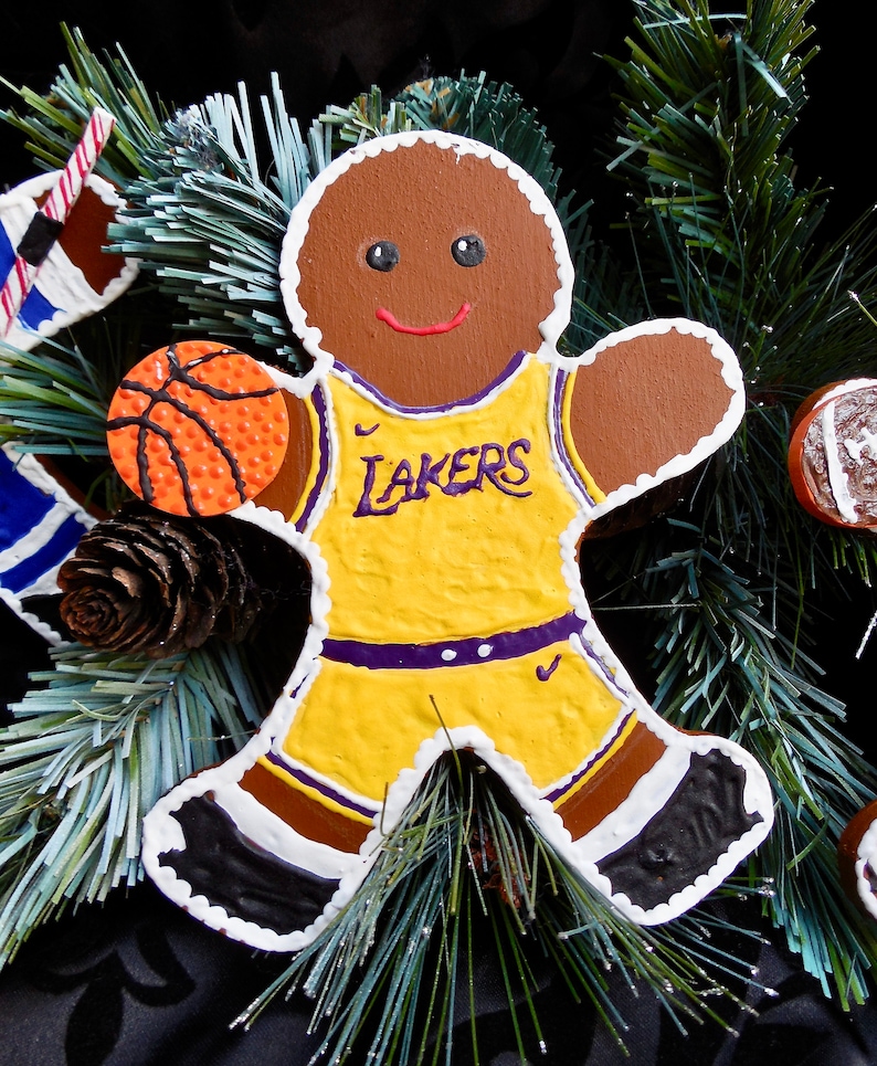 Customized Sportsteam Faux Gingerbread Men--choose Your Team!!! - Etsy