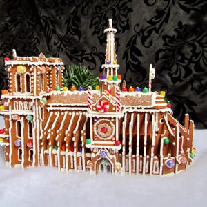 Faux Gingerbread Notre Dame Cathedral -joyeaux Noel!!! - Etsy