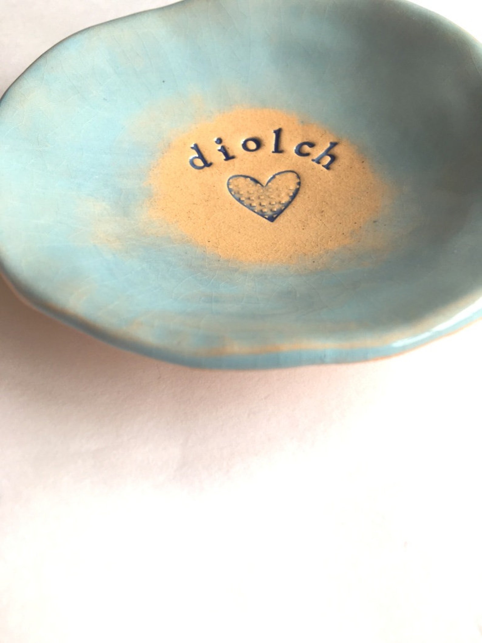 Diolch thank You in Welsh Little Ceramic Dish. Made in - Etsy UK
