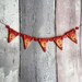Cwtch Mini Ceramic Bunting With Buttons. Made in Wales, UK. Free UK P&P ...