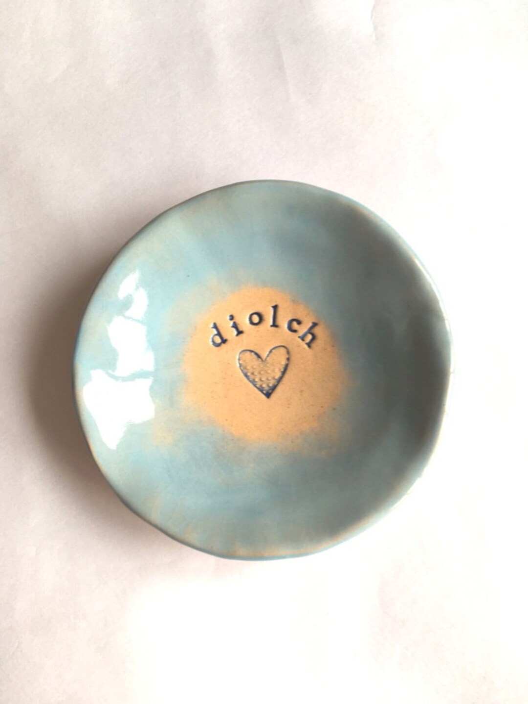Diolch thank You in Welsh Little Ceramic Dish. Made in - Etsy UK