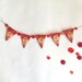 Cwtch Mini Ceramic Bunting With Buttons. Made in Wales, UK. Free UK P&P ...