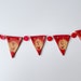 Cwtch Mini Ceramic Bunting With Buttons. Made in Wales, UK. Free UK P&P ...